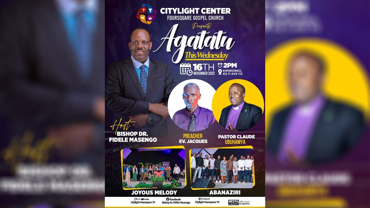 AGATATU SERVICE || WITH EV. JACQUES AND PASTOR CLAUDE - 16.11.2022 ...