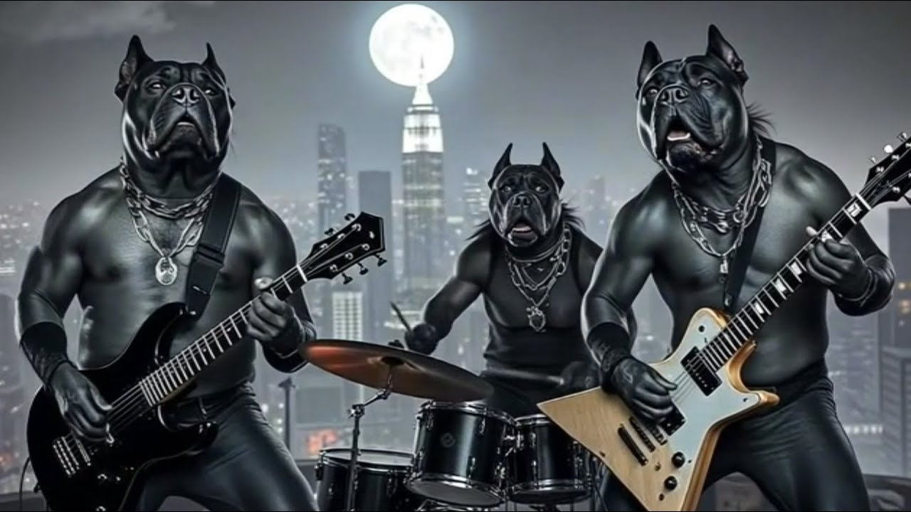 🔥 Moon Howl Metal: Pitbull Party 🔥1 Hour of 70s-Style Hard Rock Metal ...