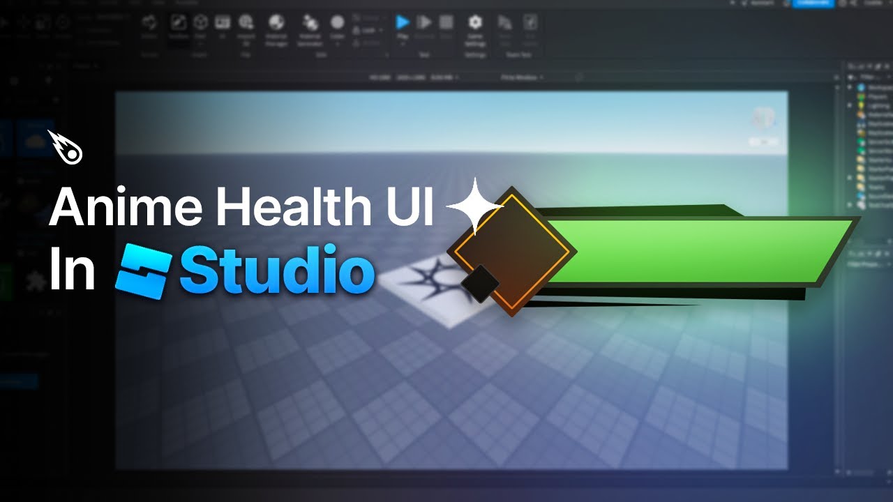 How To Make An Anime Health UI In Roblox Studio - YouTube