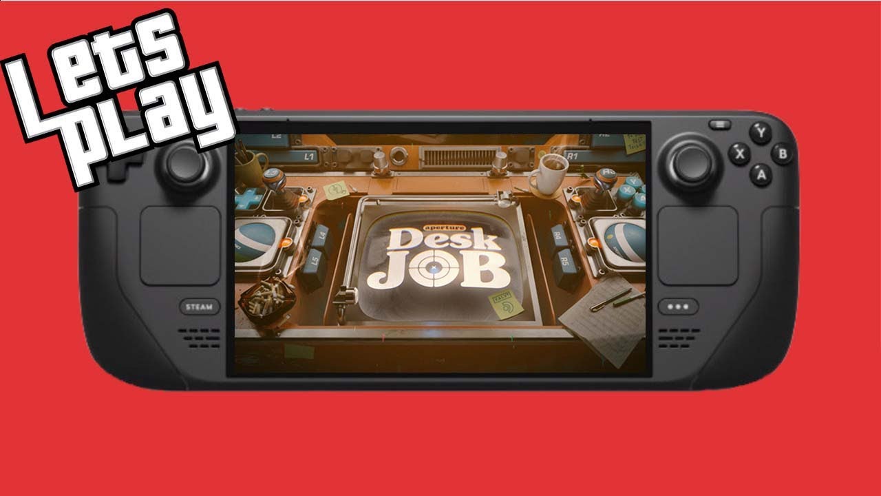 Aperture Desk Job - Steam Deck Gameplay - YouTube