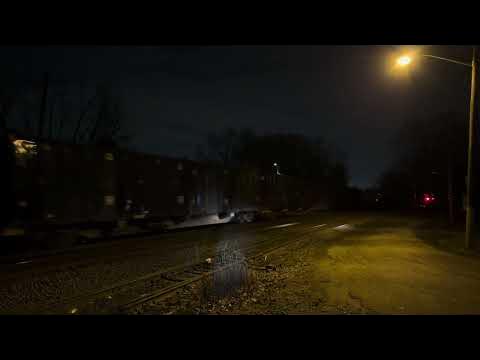 NS 3647 ET44AC leads NS 63V through Piscataway,NJ! With a nice crew - YouTube