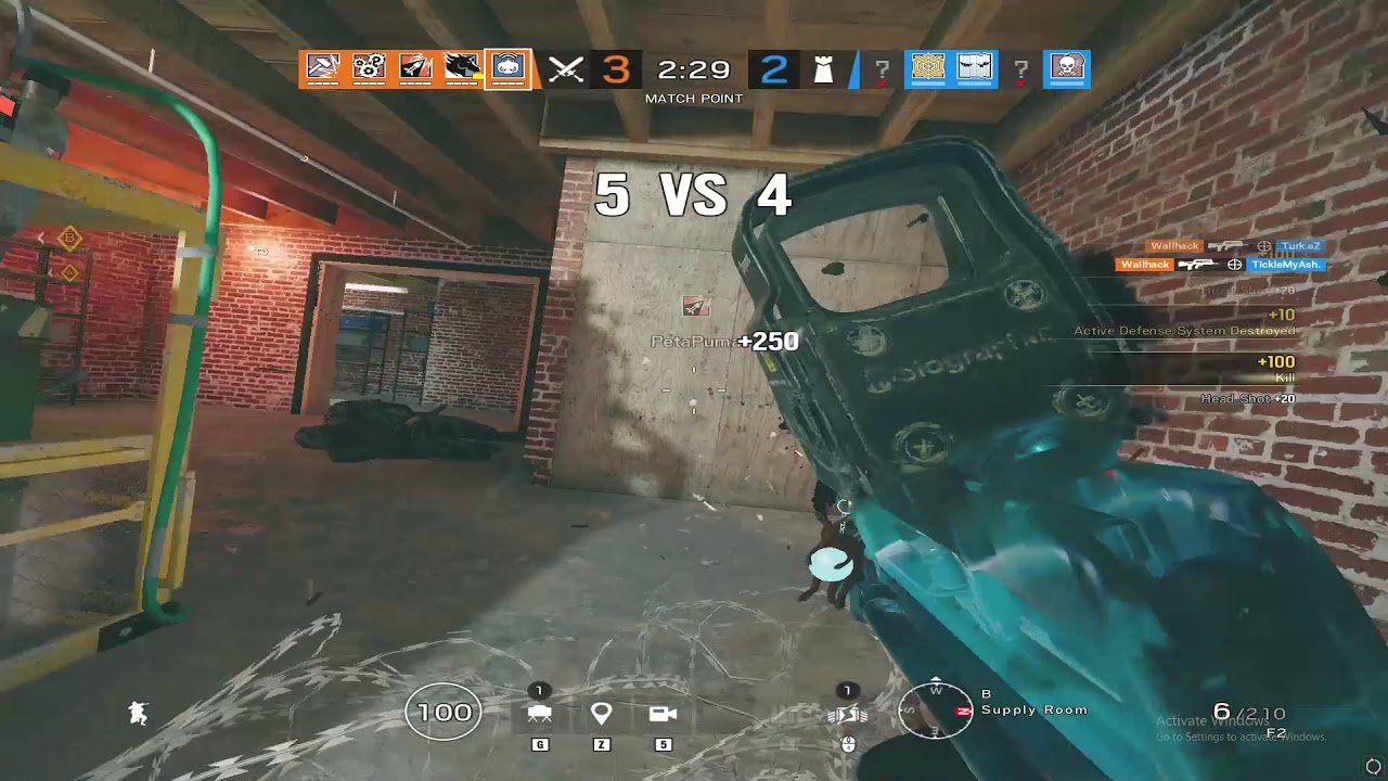 Twitch's F2 Has NO Recoil, Free 4ks - R6 Gameplay #2 - YouTube