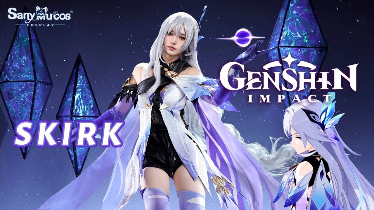 【SanyMuCos】Genshin Impact Skirk Cosplay Costume Premium Edition Detail ...
