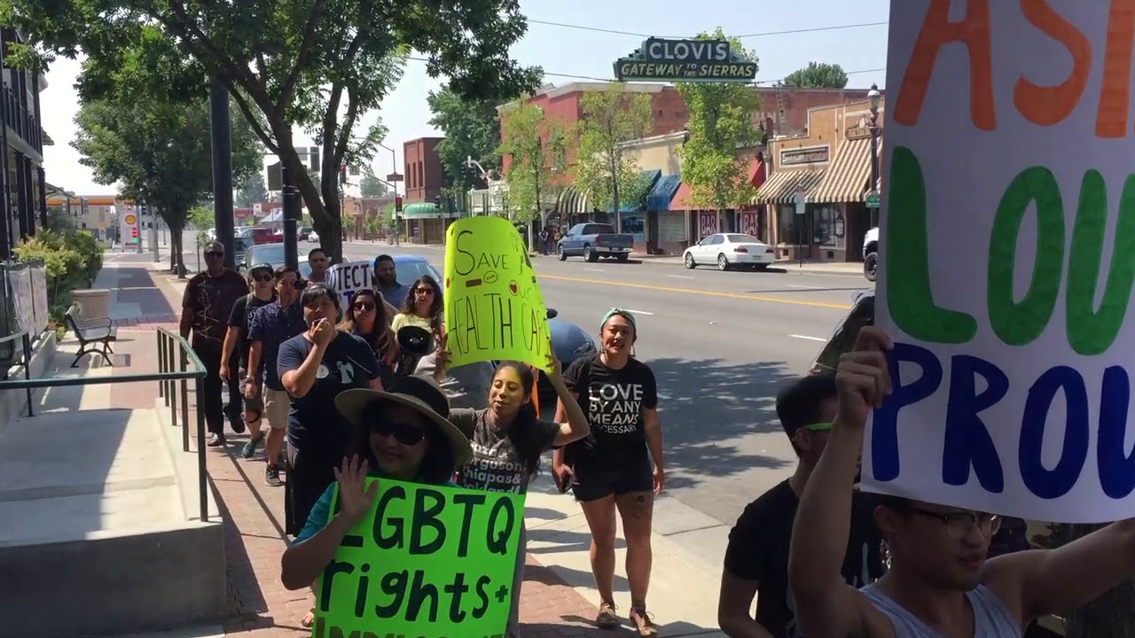 NQAPIA Protests the Anti-Immigrant RAISE Act - YouTube