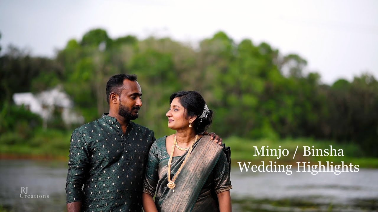 Minjo weds Binsha highlights Rjcreation - YouTube
