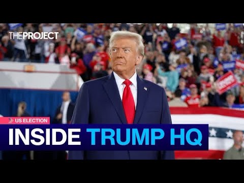 Inside Trump HQ As He Wins US Election - YouTube