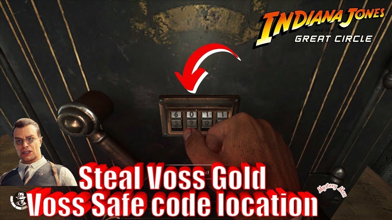 Indiana Jones and the Great Circle Steal Voss Gold | Voss Safe Code ...