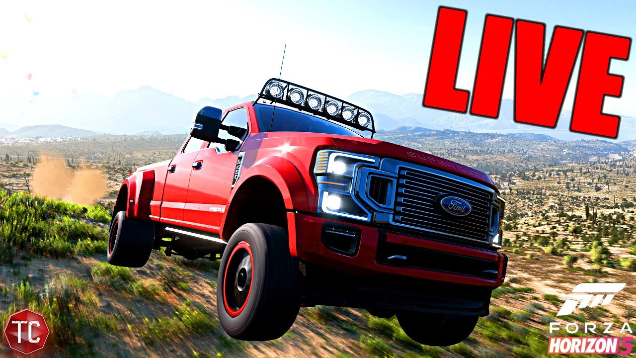 FORZA HORIZON 5 LIVE: FORD F450, OFF-ROADING, FASTEST CARS, ONLINE ...