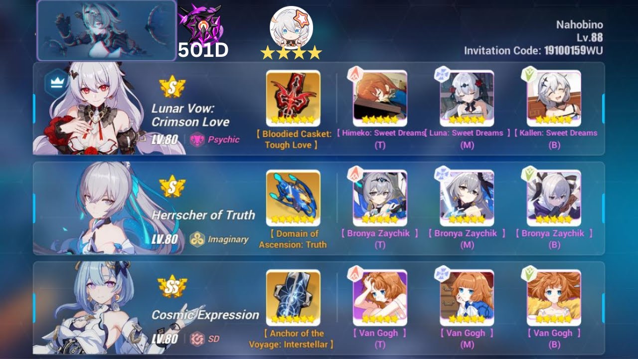 【HI3 SEA Nirvana】Vill-V (Bleed 501D) 765pts | LV (s0) CE (ss) HTR (s0 ...