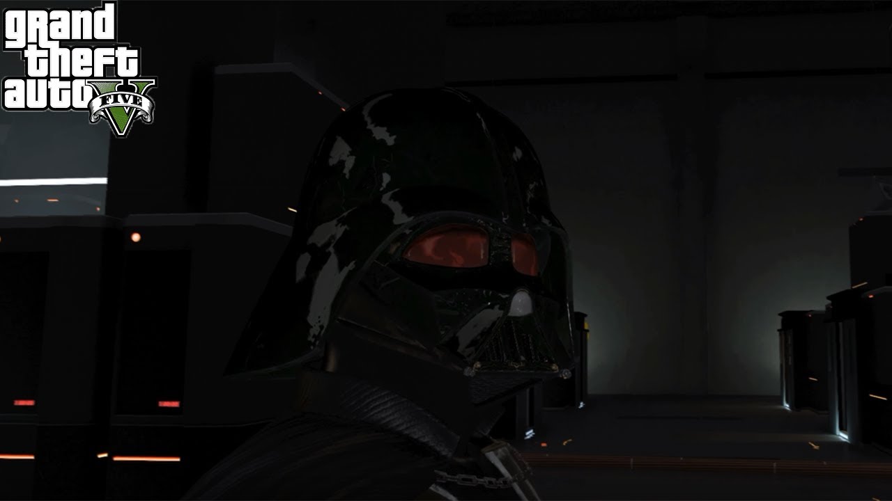 GTA 5 - Luke Skywalker vs Darth Vader | Samurai Mod | Star Wars: Return ...
