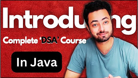Complete DSA Course in Java | Data Structures & Algorithms⚡ - YouTube