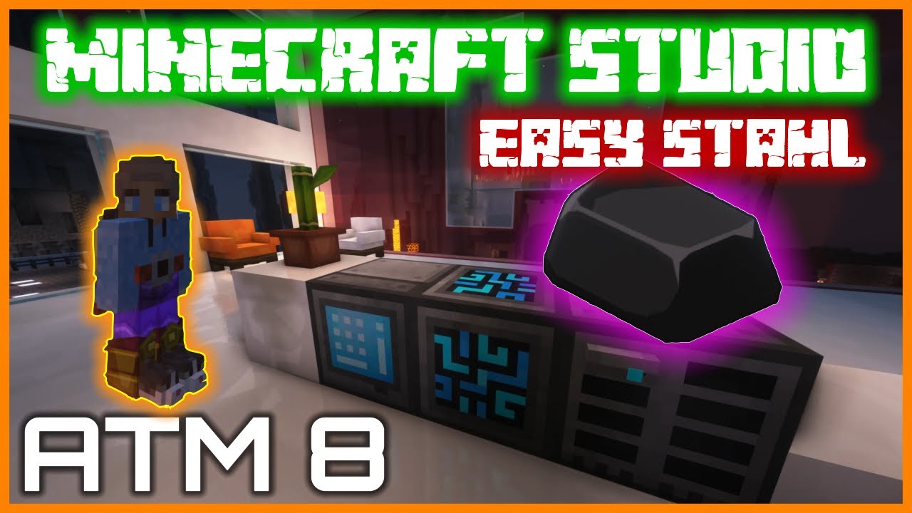 Minecraft - Stahl / Steel herstellen - ATM8, Mekanism Mod ...