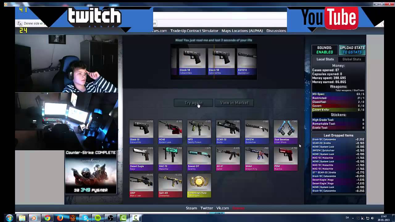 cs:go case simulator - YouTube