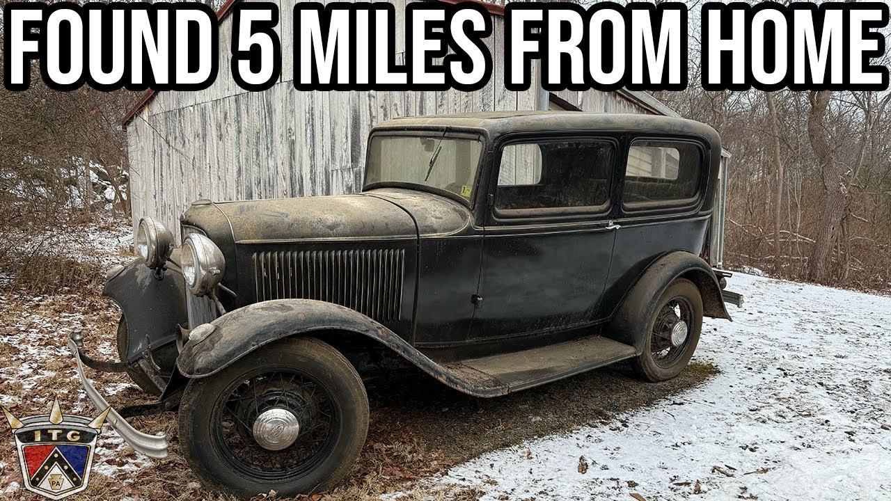 Hidden In Plain Sight - Barn Find 32 Ford & Model A Roadster - YouTube