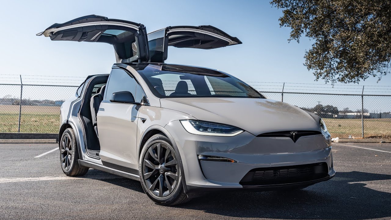 2023 Tesla Model X Wrapped in Nardo Grey! - YouTube
