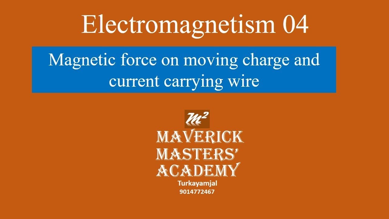 Class 10: Electromagnetism 04: Magnetic force on moving charge || SSC ...
