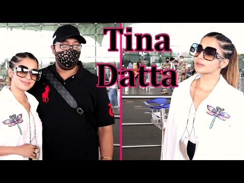 #Uttaran Serial's Stunning Tina Datta Seen at Airport Flying for Kolkata 😍😍😍 || Bollywood Plus ||