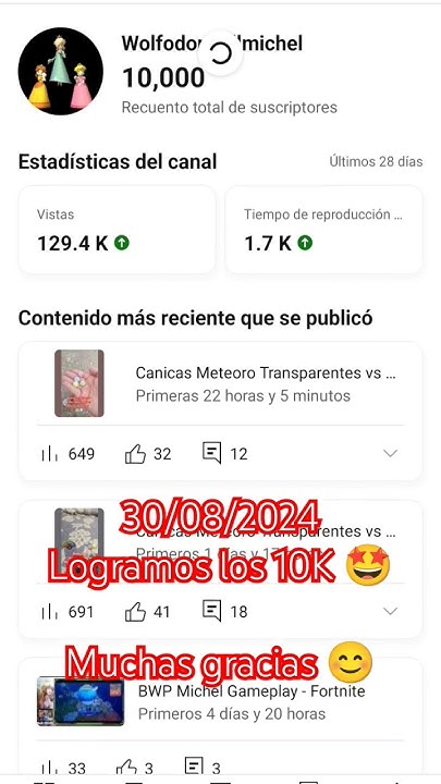 10K en este Canal, Muchas gracias 🤩 - YouTube