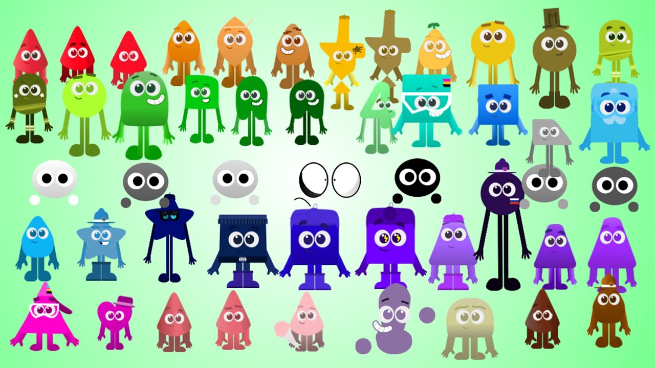 Colourblocks Band fixed season three characters sound ...