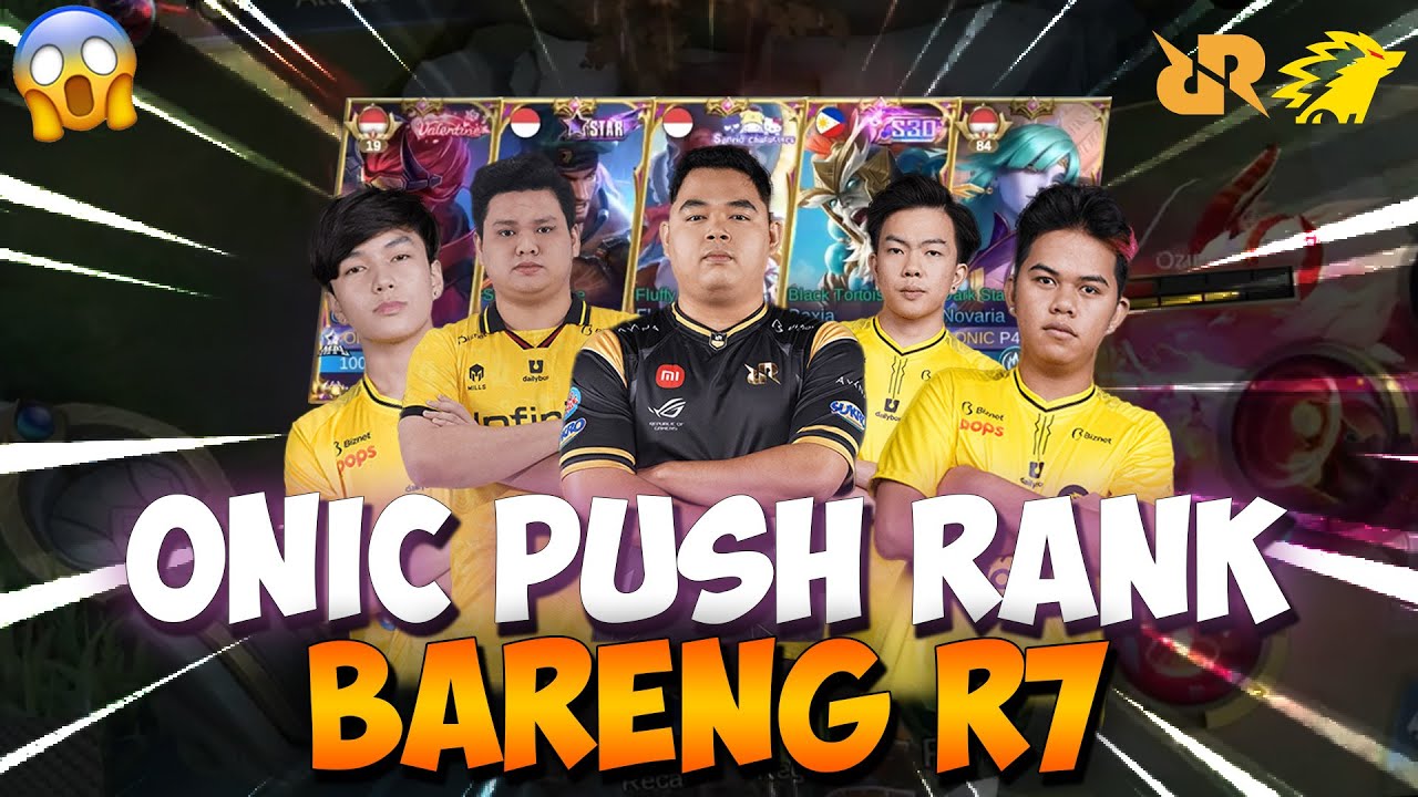ONIC NGEPUSH RANK BARENG SAMA SEPUH EXP LANE ? - YouTube