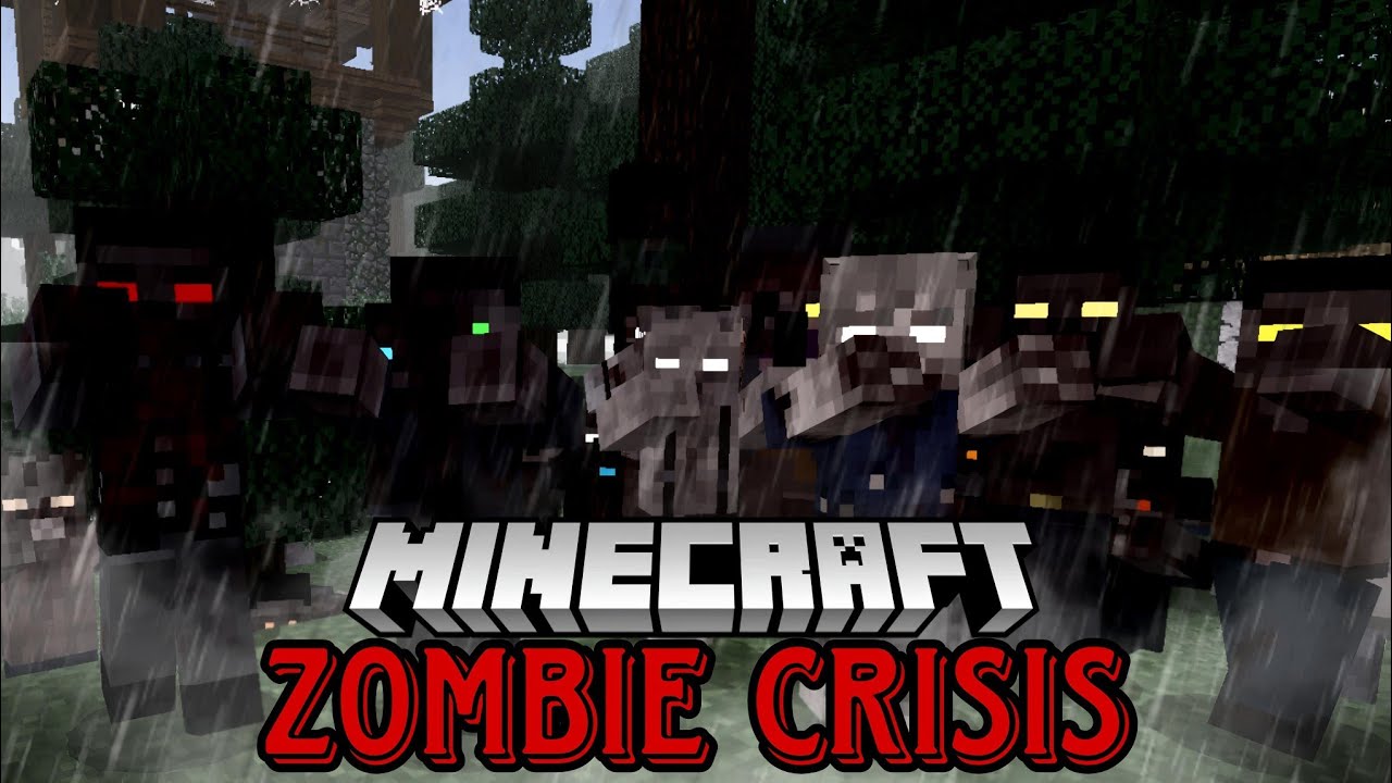 Surviving Zombie Crisis "Mustard Virus" in Minecraft!... - YouTube