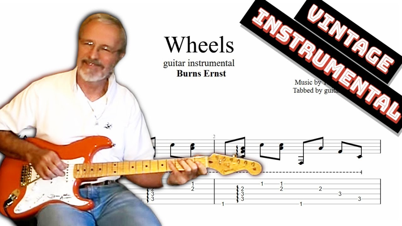 Burns Ernst - Wheels TAB - guitar instrumental tabs (PDF + Guitar Pro ...