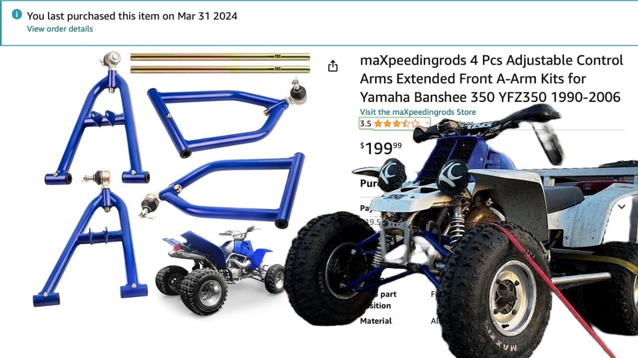 banshee control arms amazon / eBay - YouTube