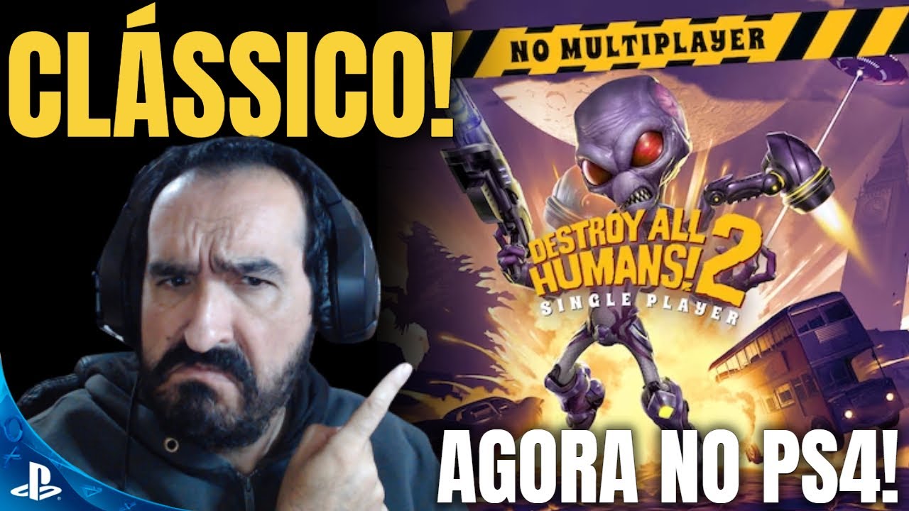 Destroy All Humans! 2 - Reprobed PS4 - Gameplay PT/BR - Clássico ...