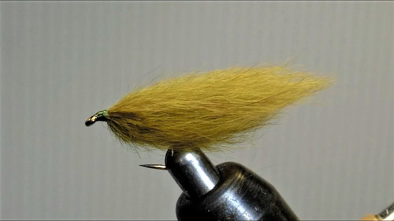 Fly Tying / Rabbit Far Reach Olive - YouTube