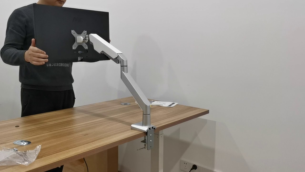 Monitor arm movement - YouTube