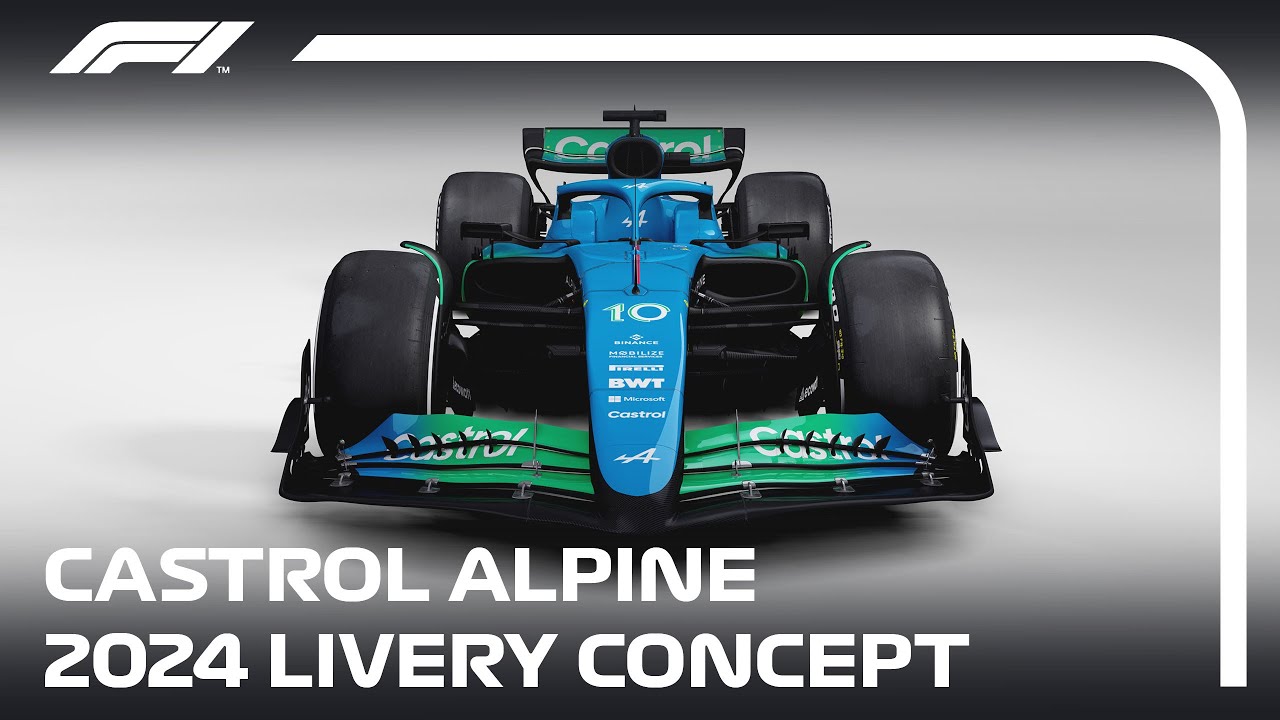 2024 Alpine 'Castrol' Livery Concept | Showroom Showcase | F1 2024 ...
