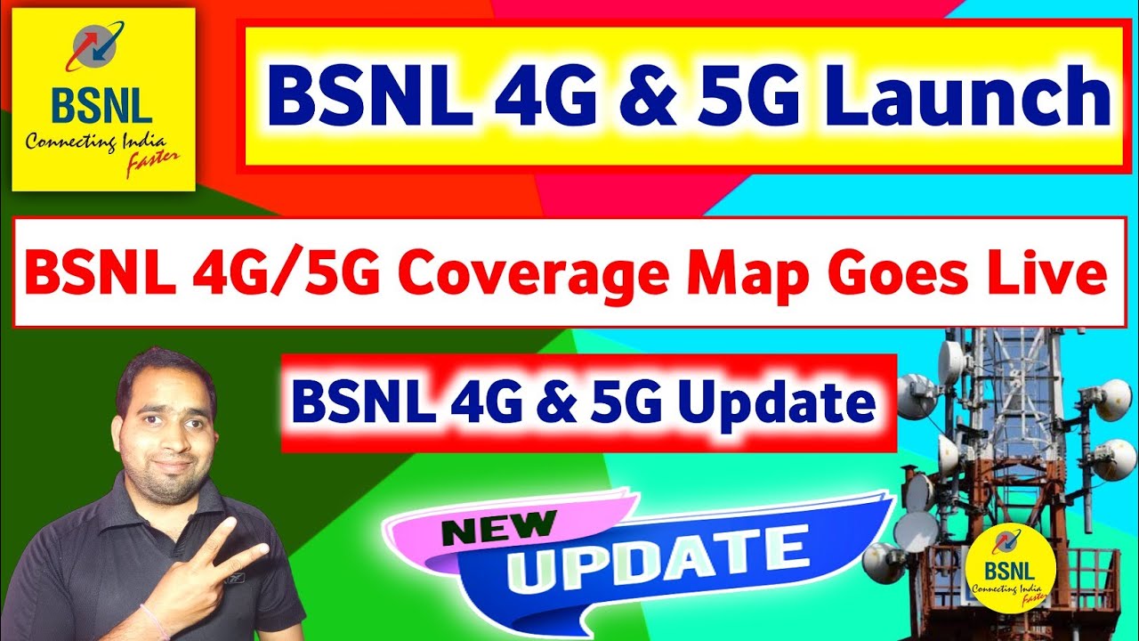 BSNL 4G/5G Coverage Map Goes Live 📣📣 || Bsnl 4g update || Bsnl 5G ...