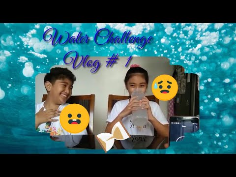 Water challenge (vlog no. 1) - YouTube
