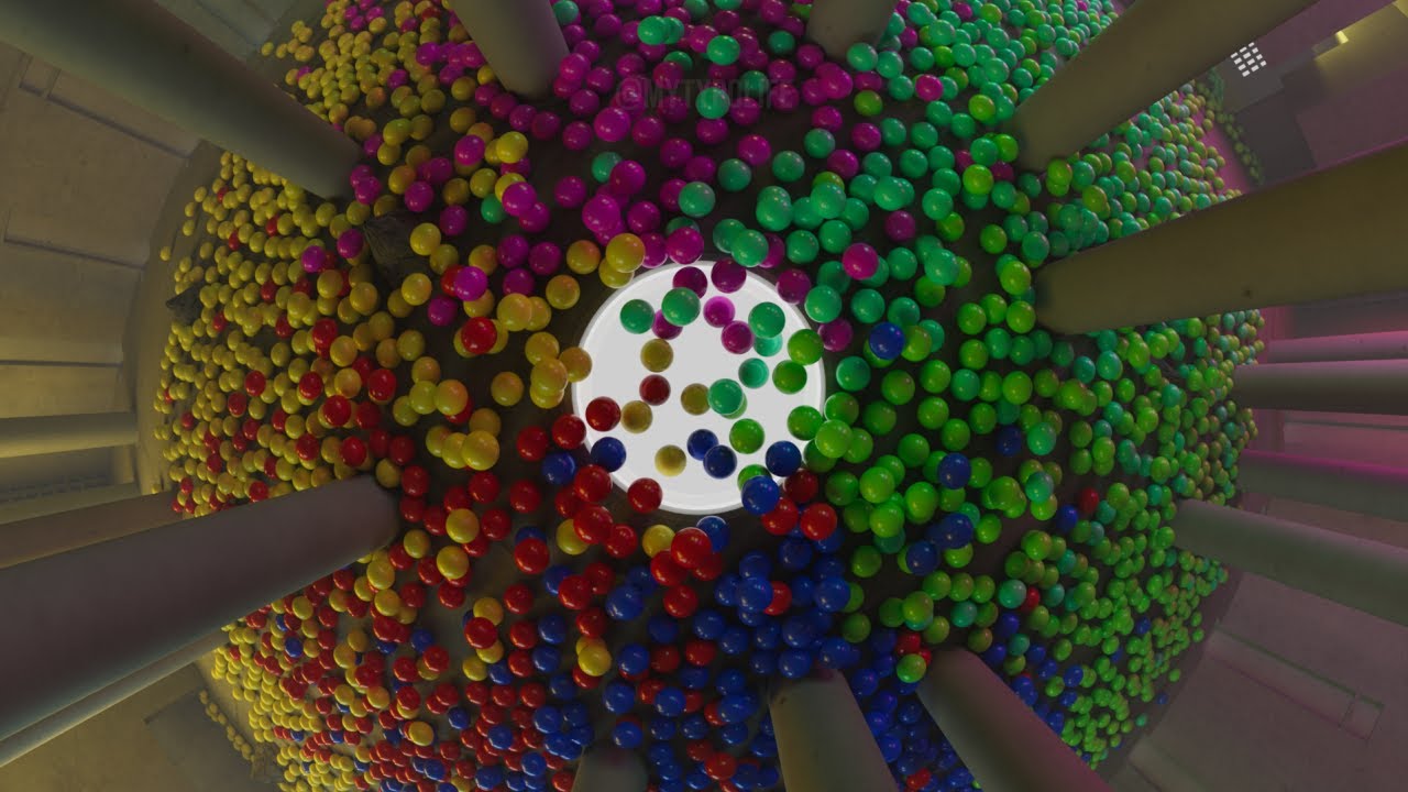 100,000 Ball Pit ball Simulation - YouTube