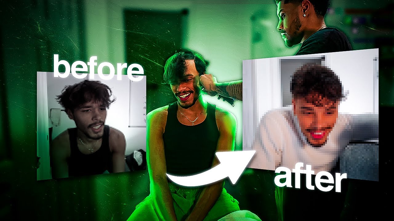 Matt Lucena Gets A Haircut From Isaac! - YouTube