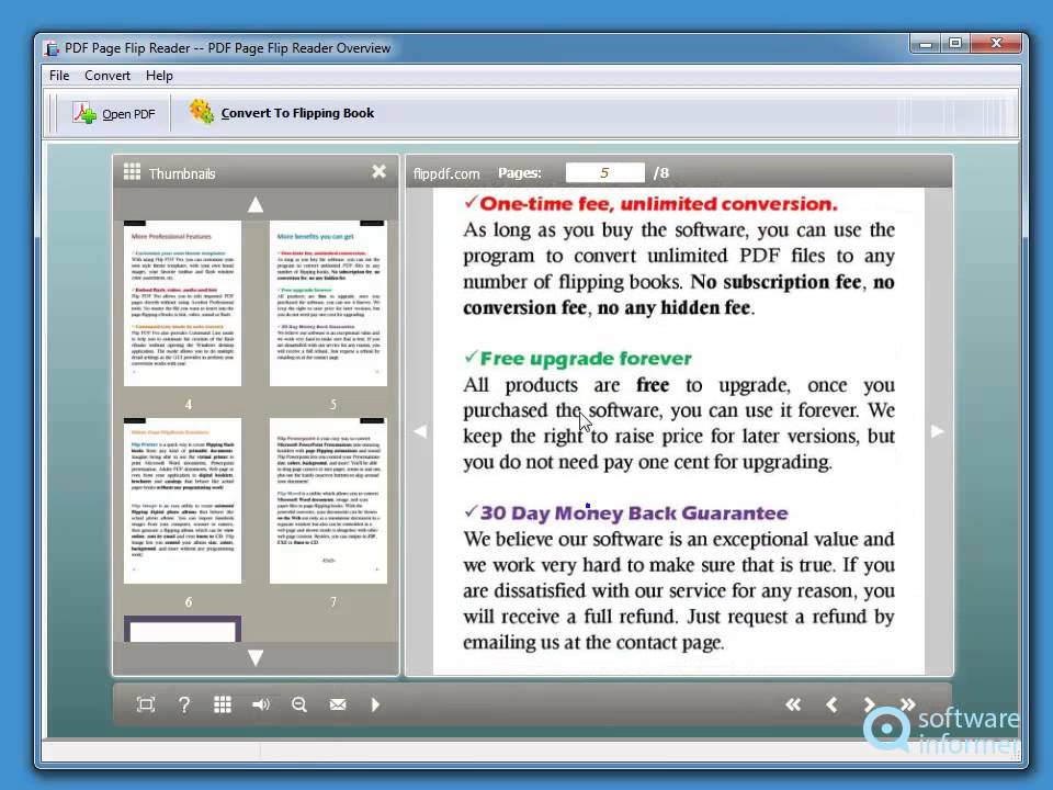 Let's have a look at free PDF Page Flip Reader - YouTube