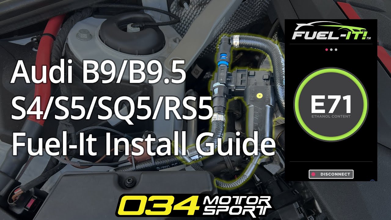 How to Install Fuel-It Ethanol Content Sensor in B9/B9.5 Audi S4, S5, SQ5, or RS5 ...