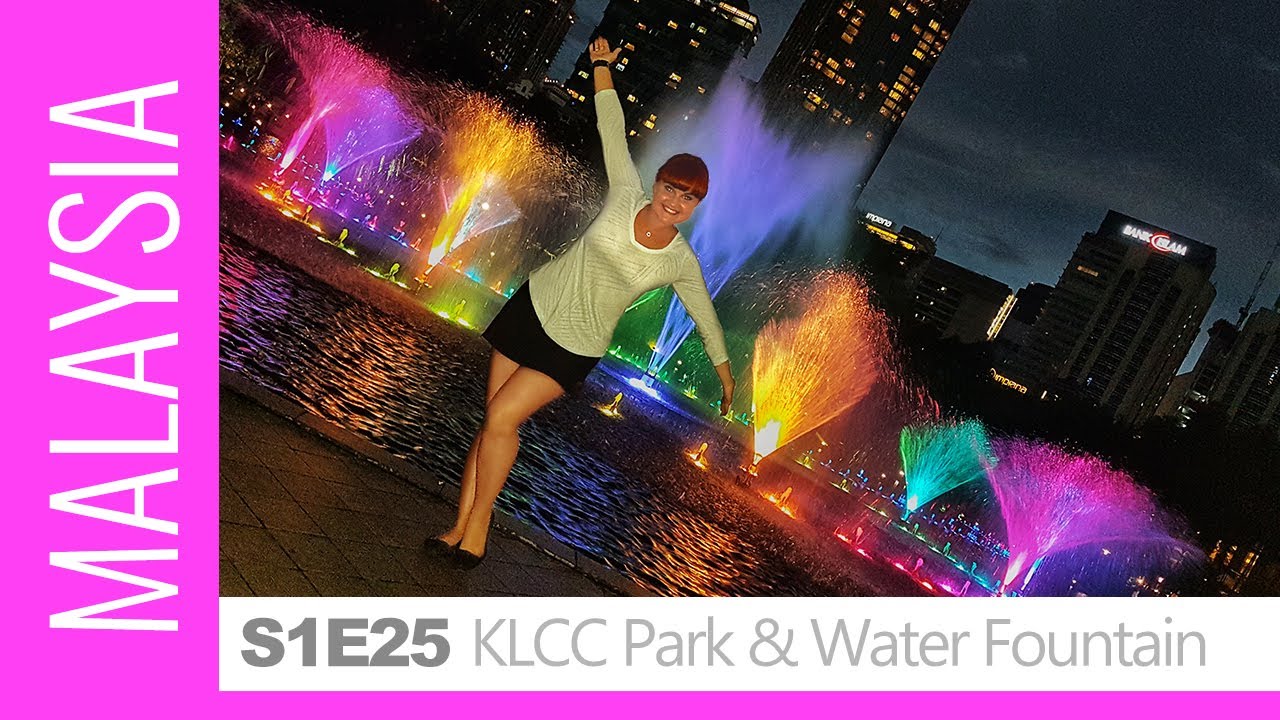 MAGICAL EVENING! KLCC Park. Light & Music Fountain Show. Malaysia, KL ...