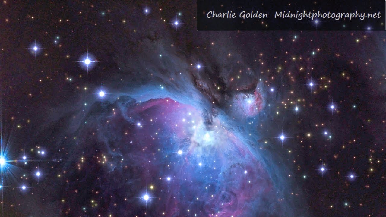 Live stack Orion Nebula m42 ed80 orion telescope Ioptron ZEQ25gt ...