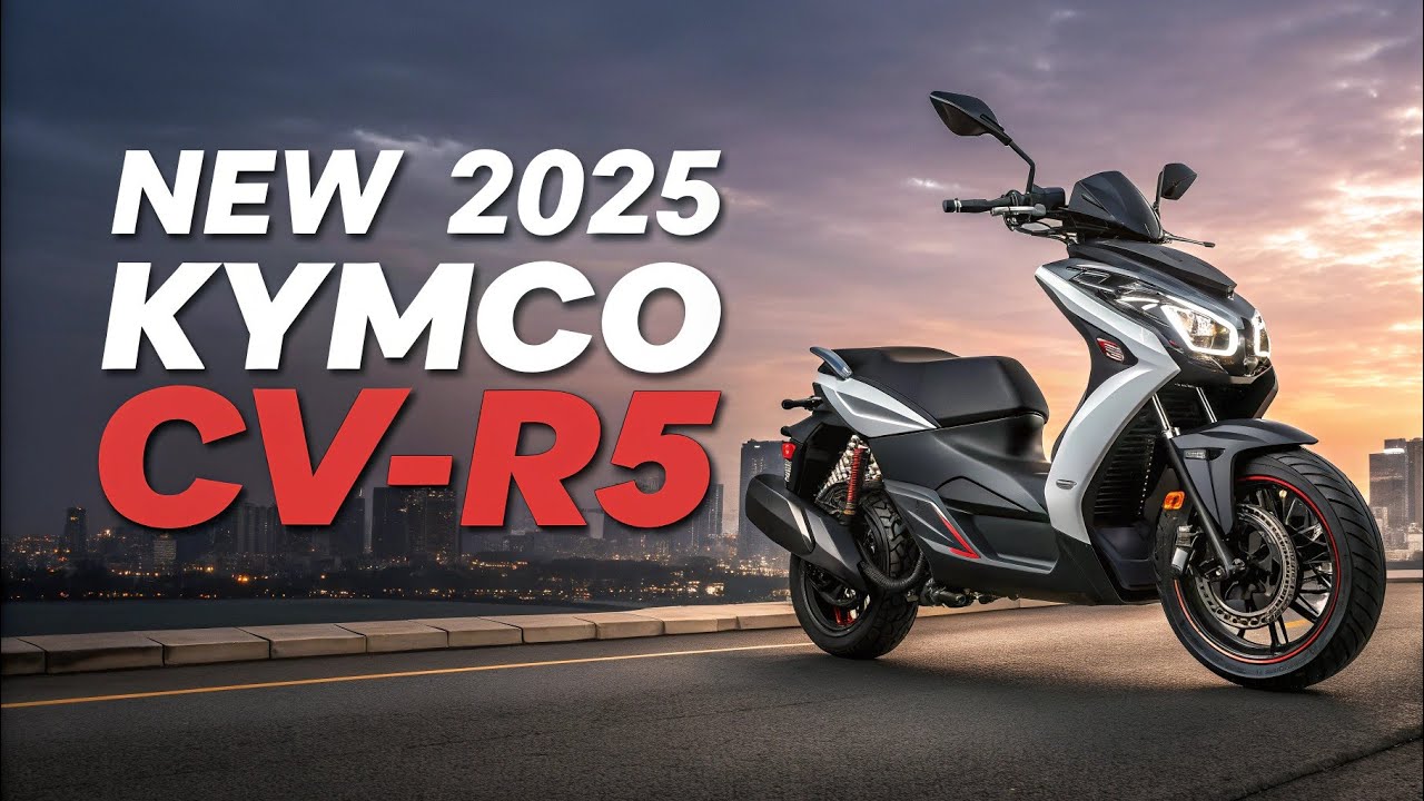 Finally NEW 2025 Kymco CV-R5 – The Ultimate Adventure Scooter Review ...