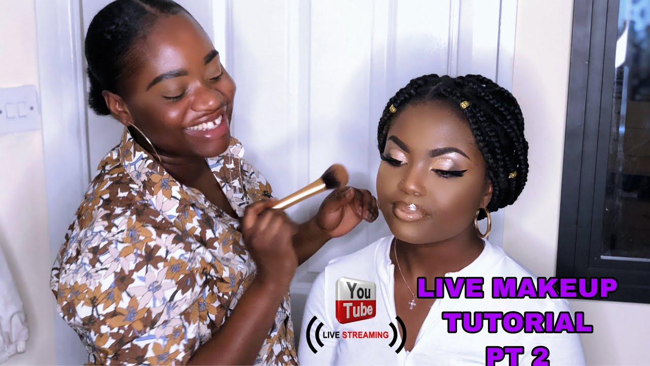LIVE MAKEUP TUTORIAL STEP BY STEP (PT2) - YouTube