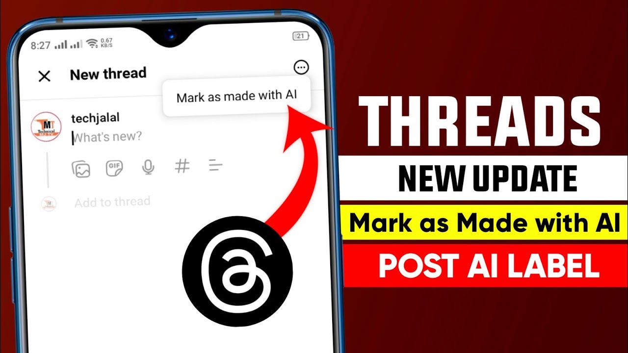 Threads Mark as made with AI || Made with AI label update || Threads ...