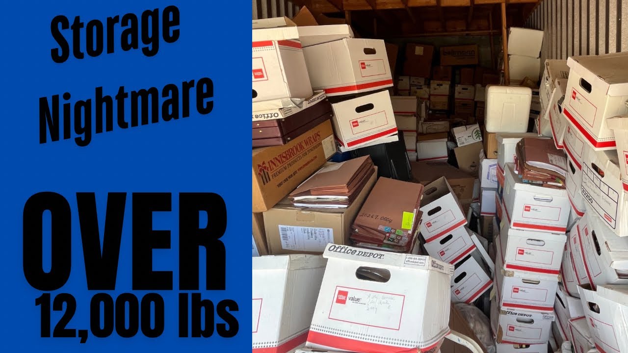 This Storage Unit Junk Removal Pushed Us Over The Scale…Literally ...
