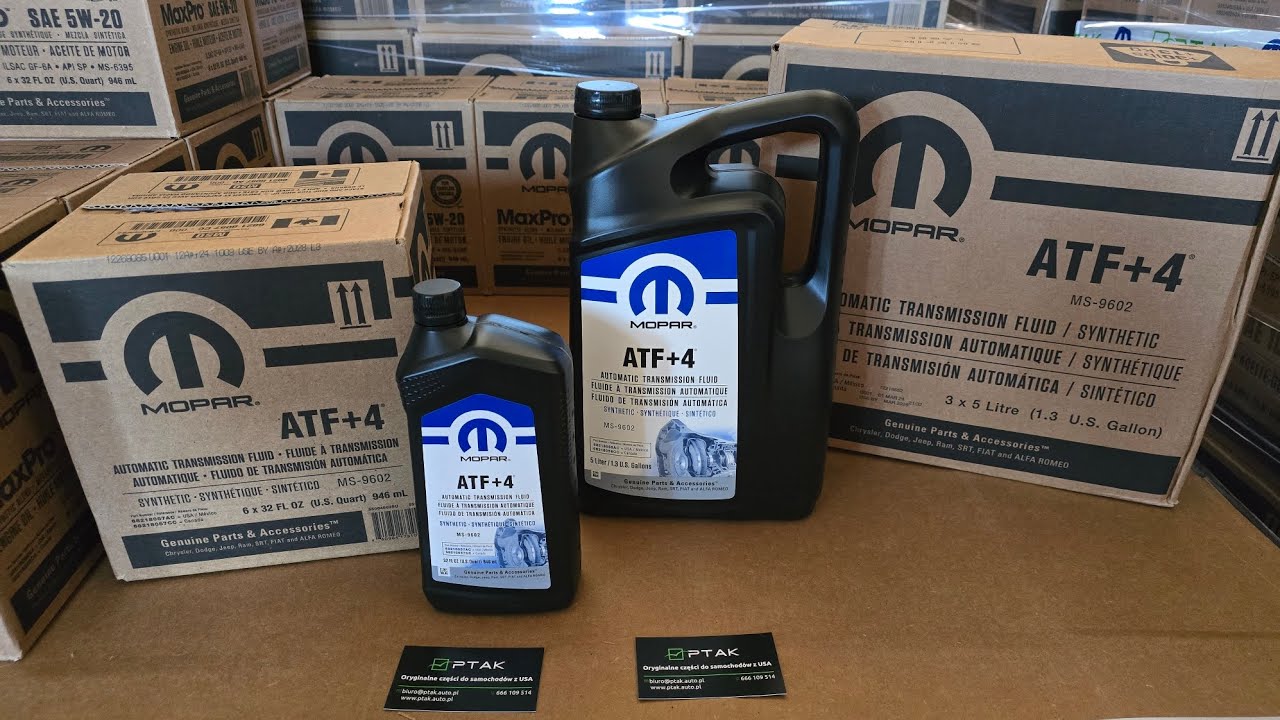 Mopar ATF+4 Automatic Transmision Fluid 68218057AC - YouTube