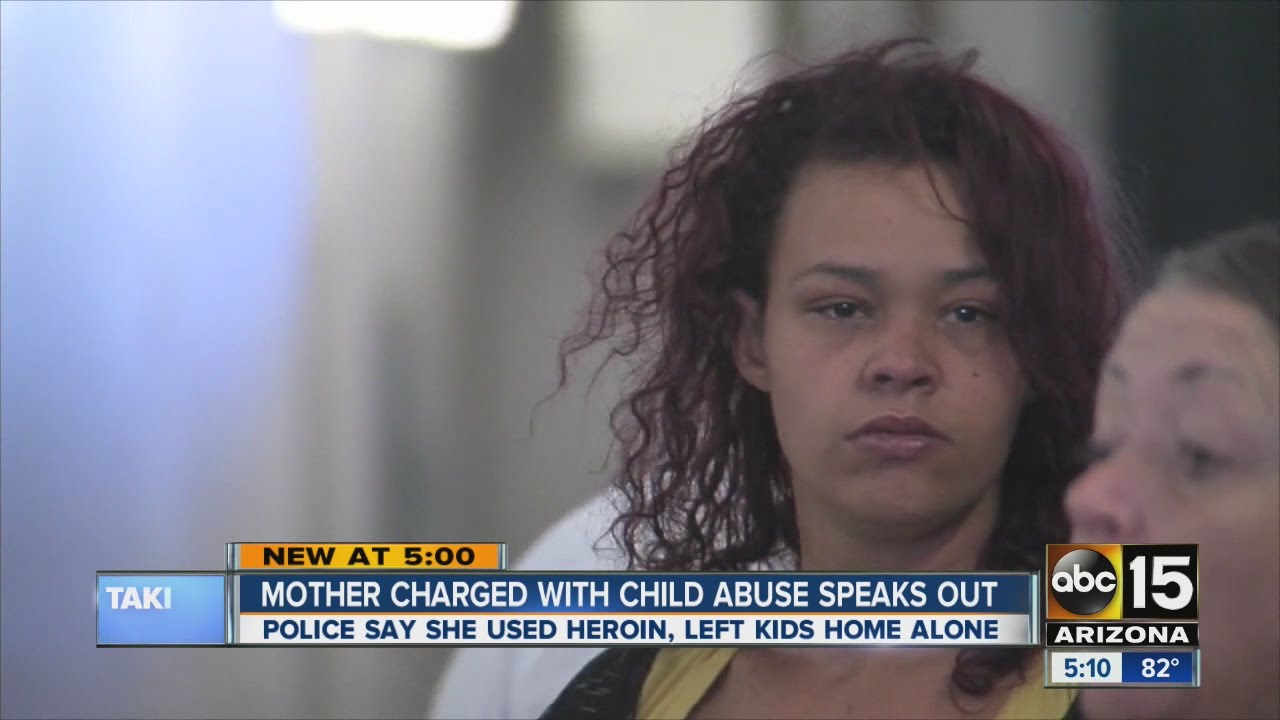 Mother charged with child abuse speaks - YouTube