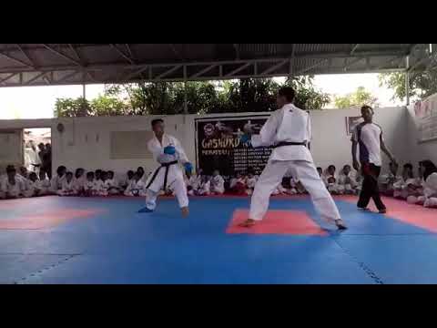 Karate Kushin Ryu M,Tanding Antar Dojo - YouTube