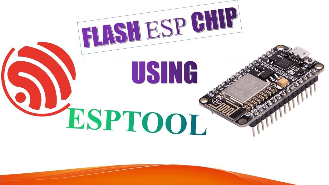 Erase flash on esp chip using esptool | espressif | esp8266 | esp32 | esptool - YouTube