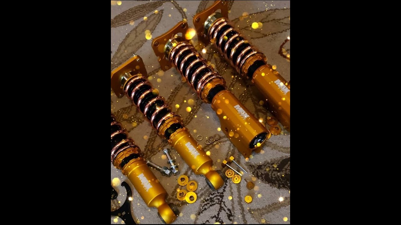 Parts Shop Max Coilover Install On The Rx-7 - YouTube