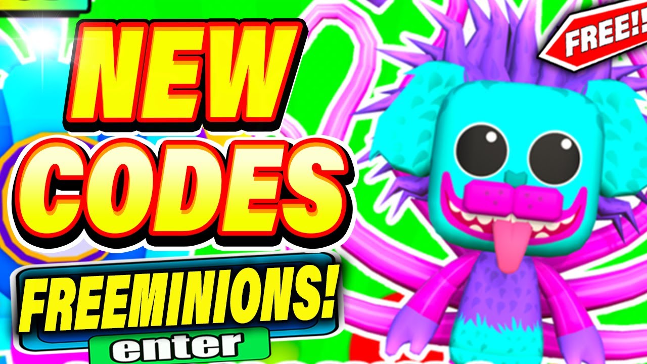 ALL *FREE MONSTER* MINION CODES in MINION SIMULATOR (Roblox Codes ...