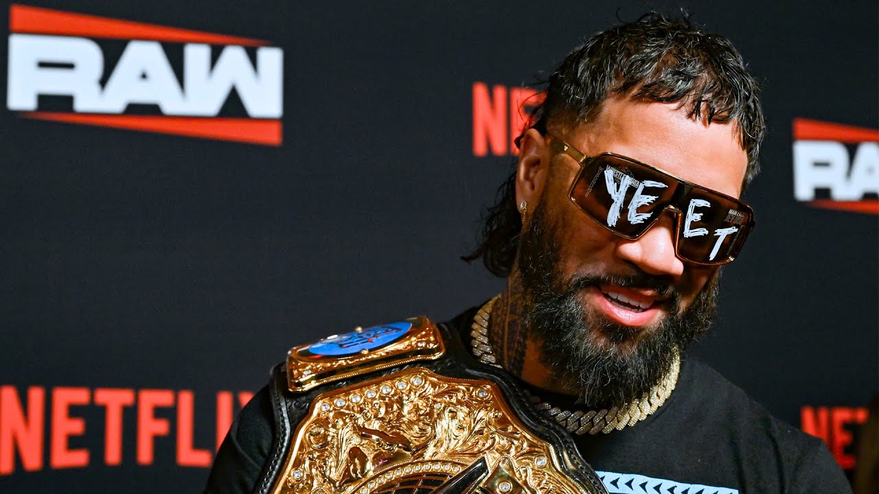 WWE Superstars stop by to talk to the press at the Netflix Bites event ...